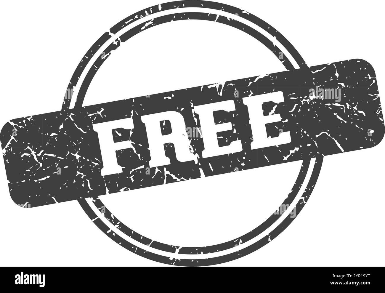 free round stamp isolated on transparent background. free stamp Stock ...