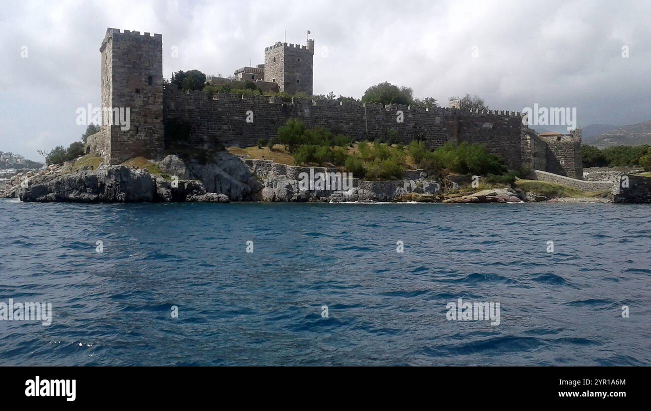 Bodrum Castle in Bodrum Town, Mugla, Turkey Stock Photo - Alamy