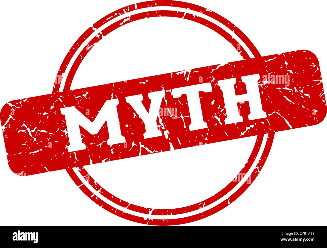 myth round stamp isolated on transparent background. myth stamp Stock ...