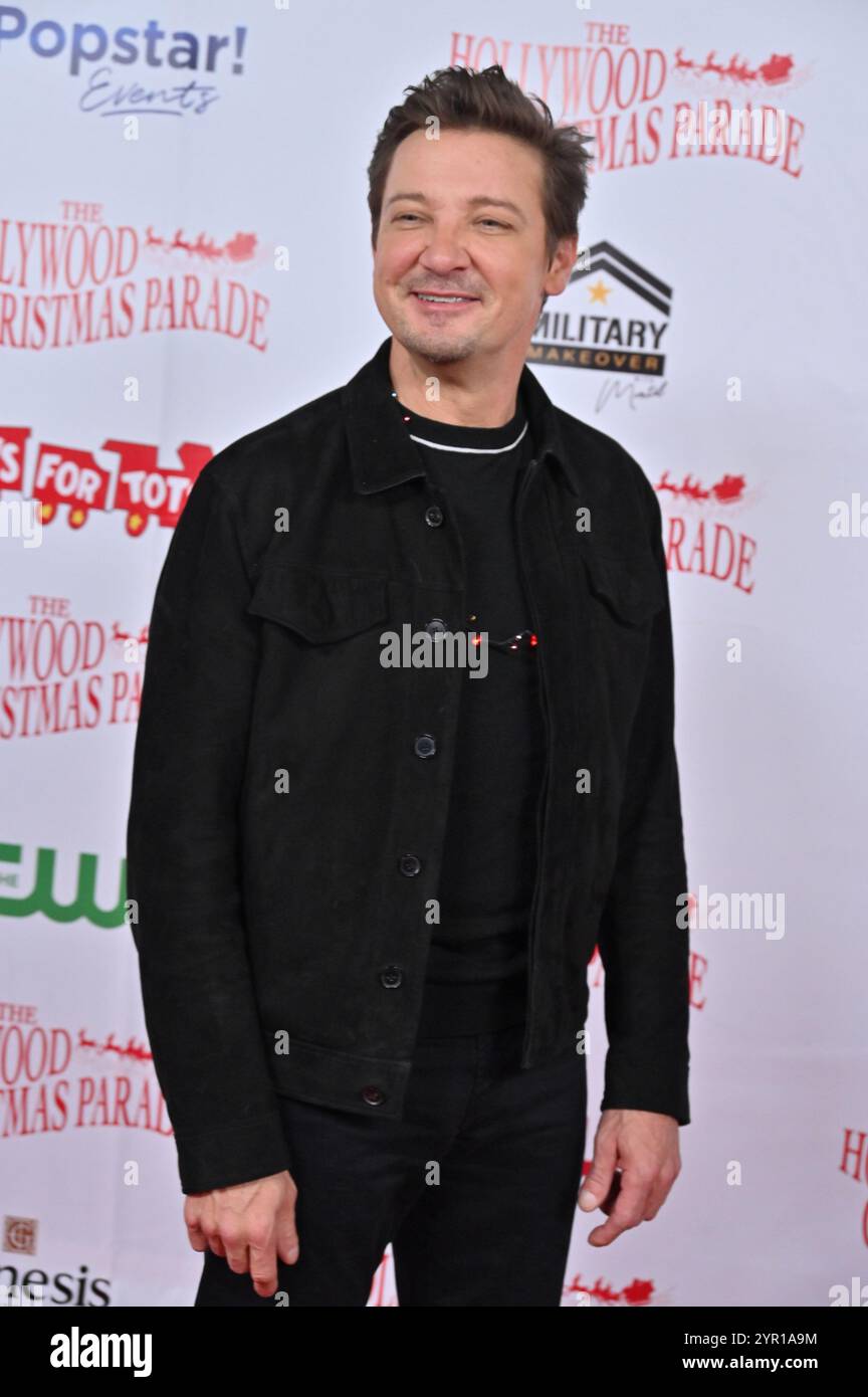 Hollywood, CA USA - December 1, 2024: Jeremy Renner attends the 92nd ...