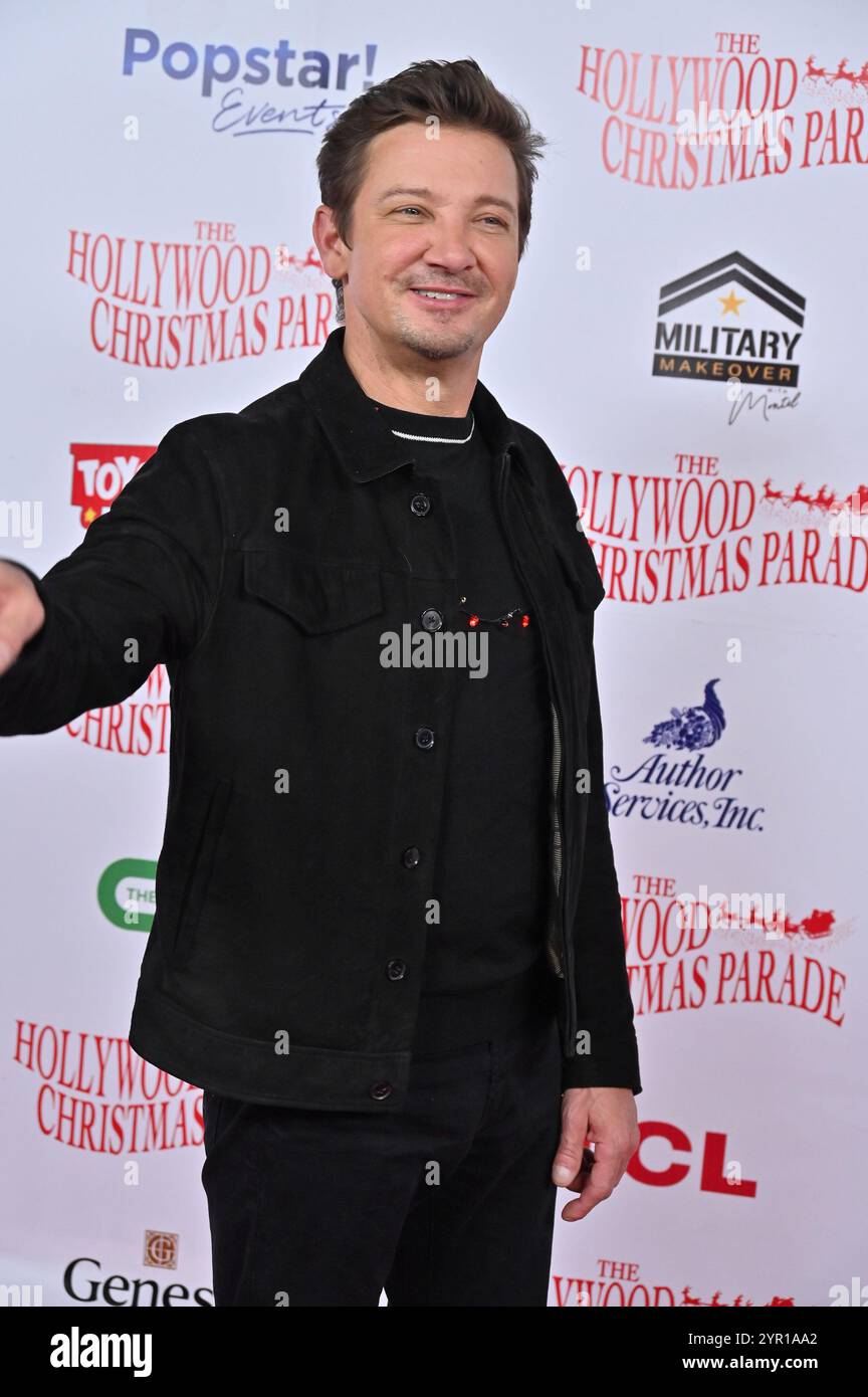 Hollywood, CA USA - December 1, 2024: Jeremy Renner attends the 92nd ...