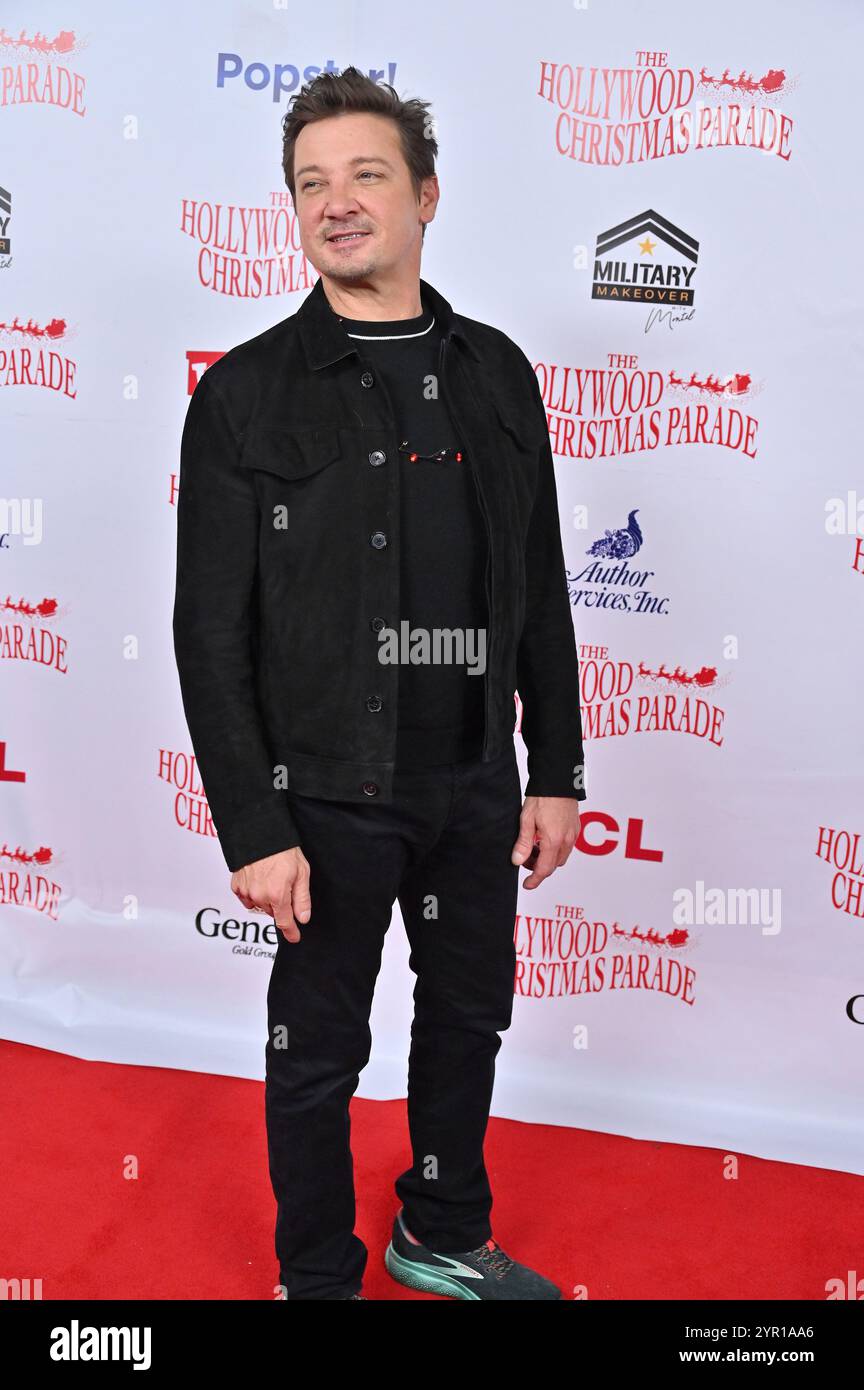 Hollywood, CA USA - December 1, 2024: Jeremy Renner attends the 92nd ...