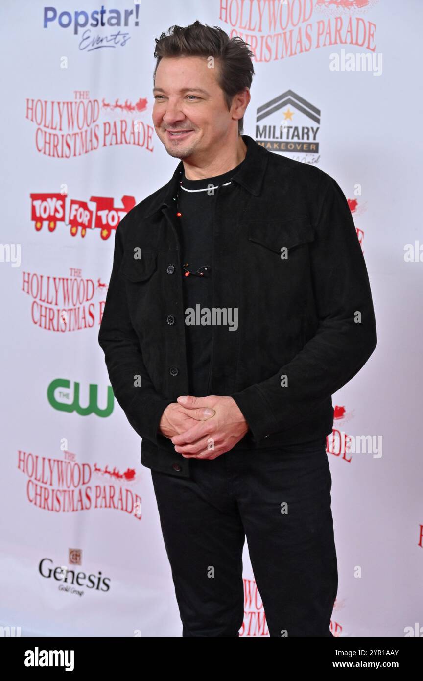 Hollywood, CA USA - December 1, 2024: Jeremy Renner attends the 92nd ...