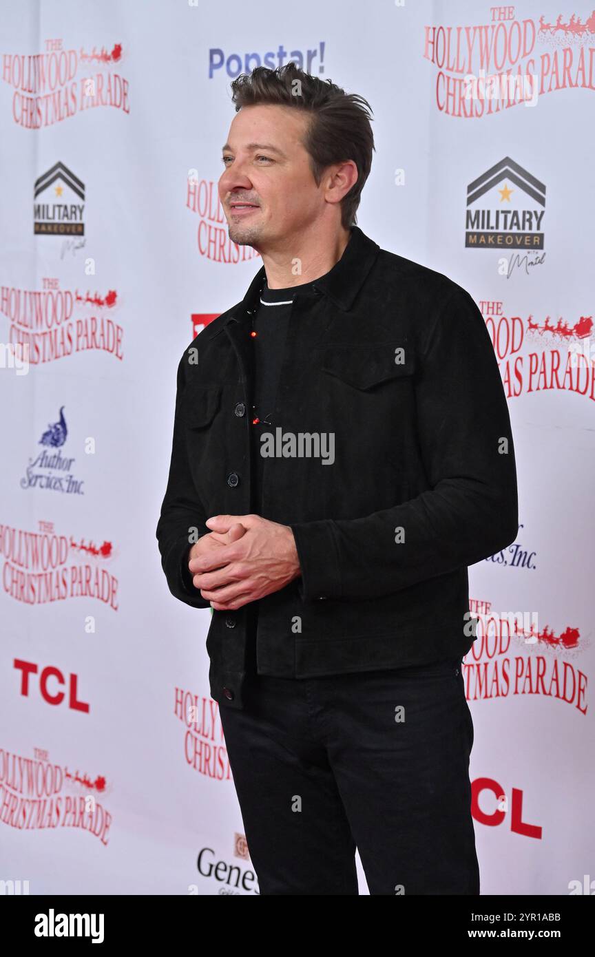 Hollywood, CA USA - December 1, 2024: Jeremy Renner attends the 92nd ...