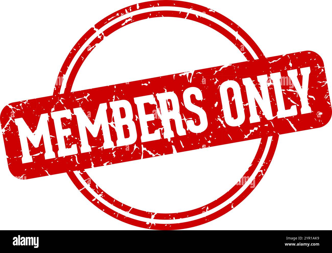 members only round stamp isolated on transparent background. members ...