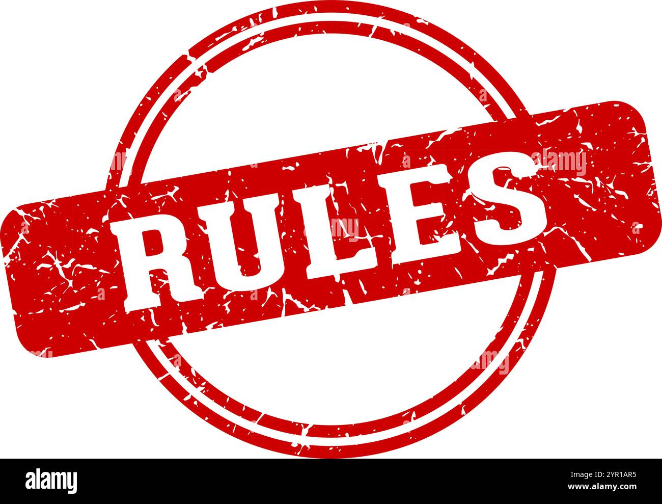 rules round stamp isolated on transparent background. rules stamp Stock ...