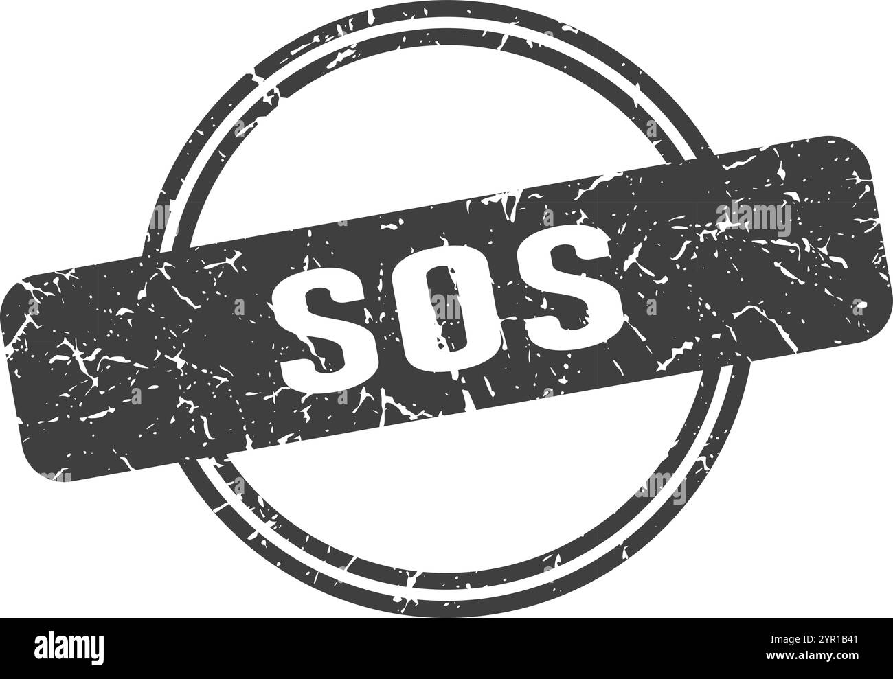sos round stamp isolated on transparent background. sos stamp Stock ...