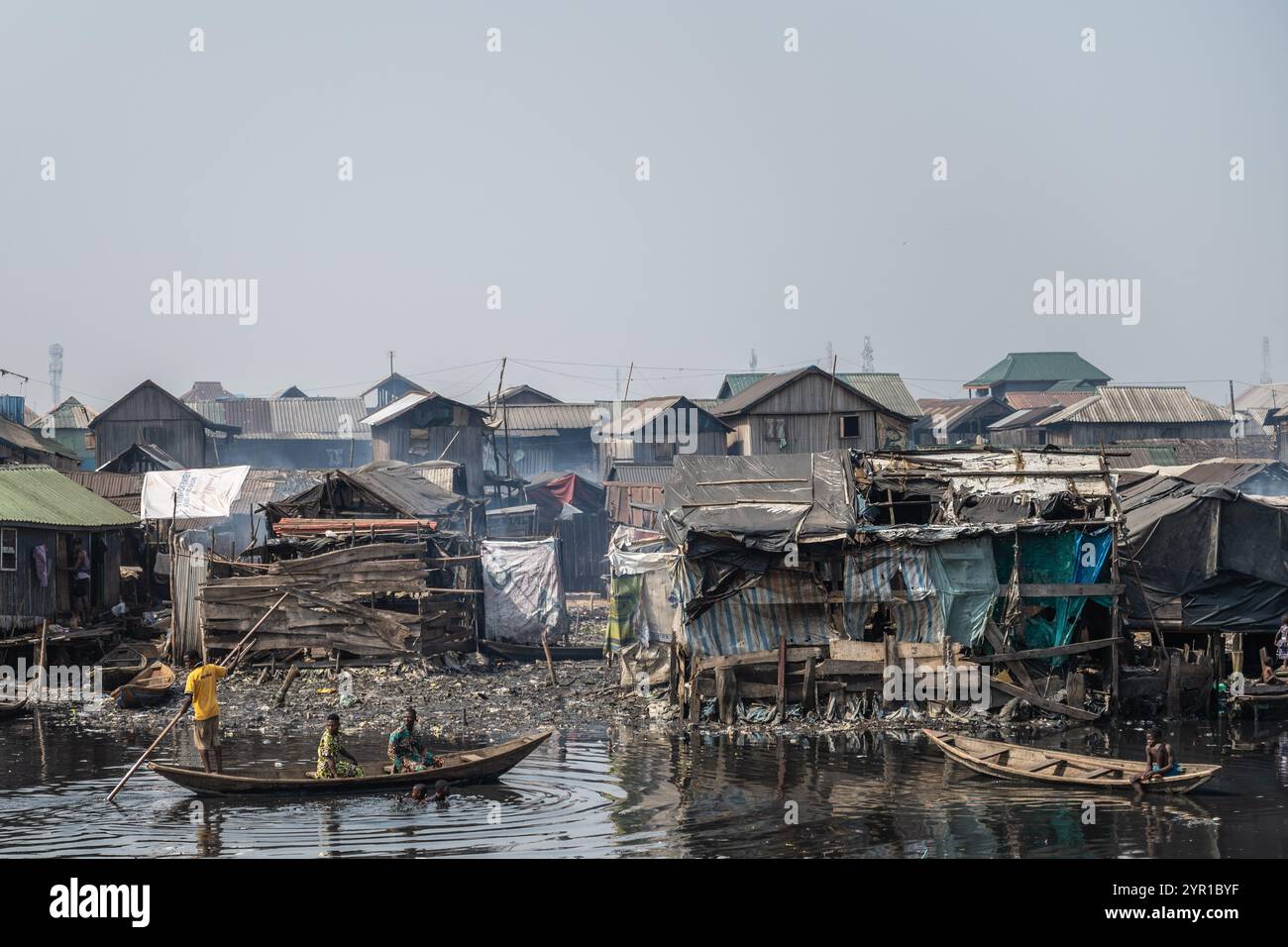 Lagos City Nigeria Slums