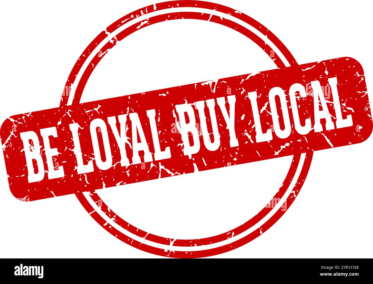 be loyal buy local round stamp isolated on transparent background. be ...