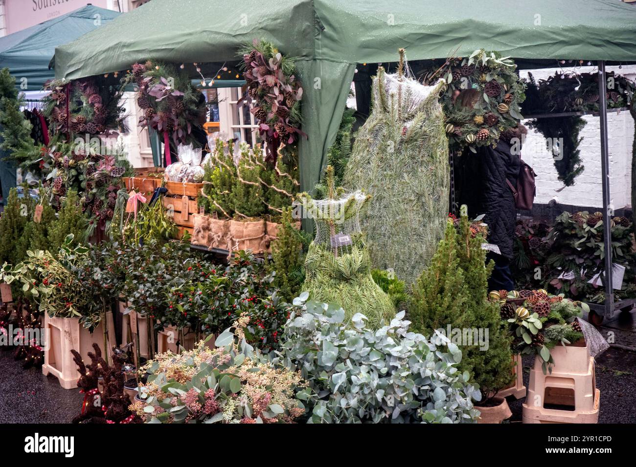 Primrose Hill Christmas Market London UK Stock Photo - Alamy