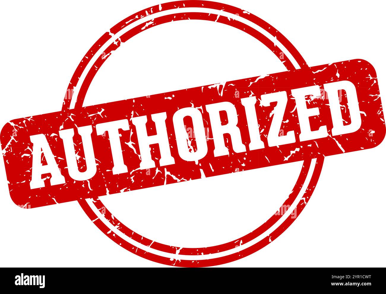 authorized round stamp isolated on transparent background. authorized ...