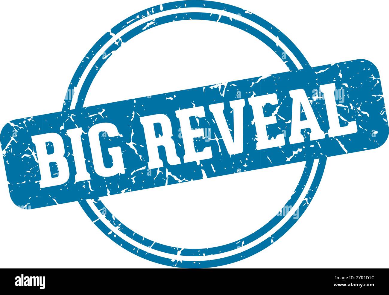 big reveal round stamp isolated on transparent background. big reveal ...