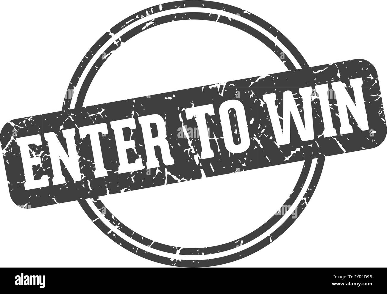 enter to win round stamp isolated on transparent background. enter to ...