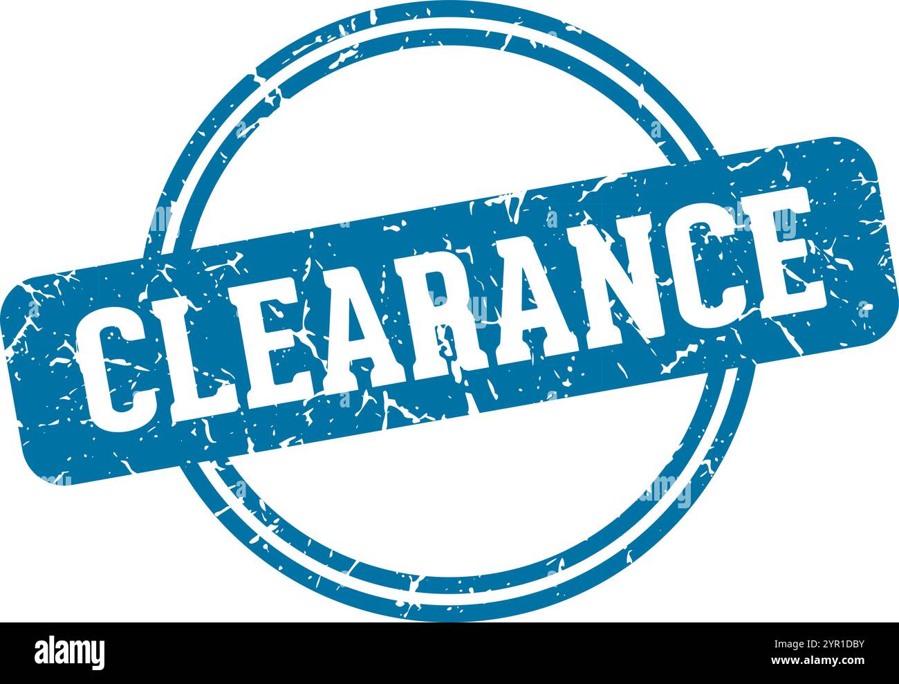 clearance round stamp isolated on transparent background. clearance ...