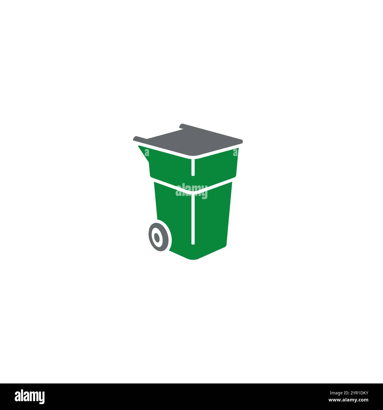 Bin minimalist logo Cut Out Stock Images & Pictures - Alamy