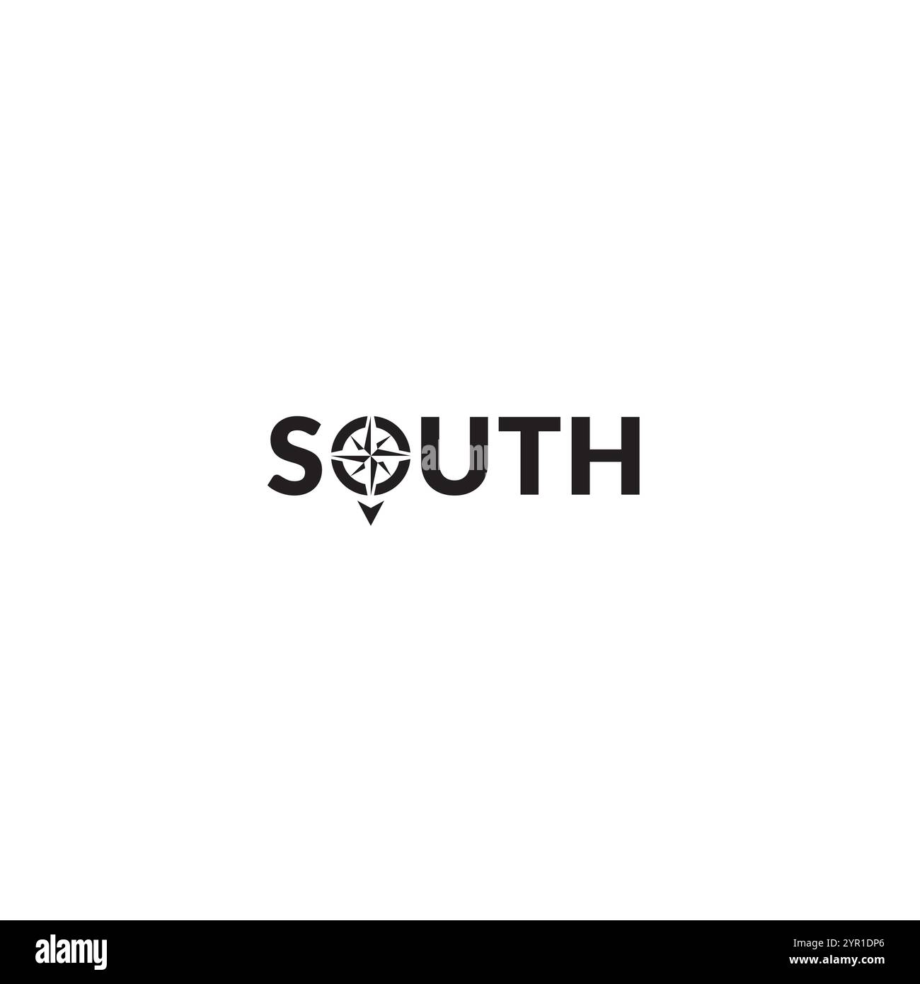 South logo or wordmark design Stock Vector Image & Art - Alamy