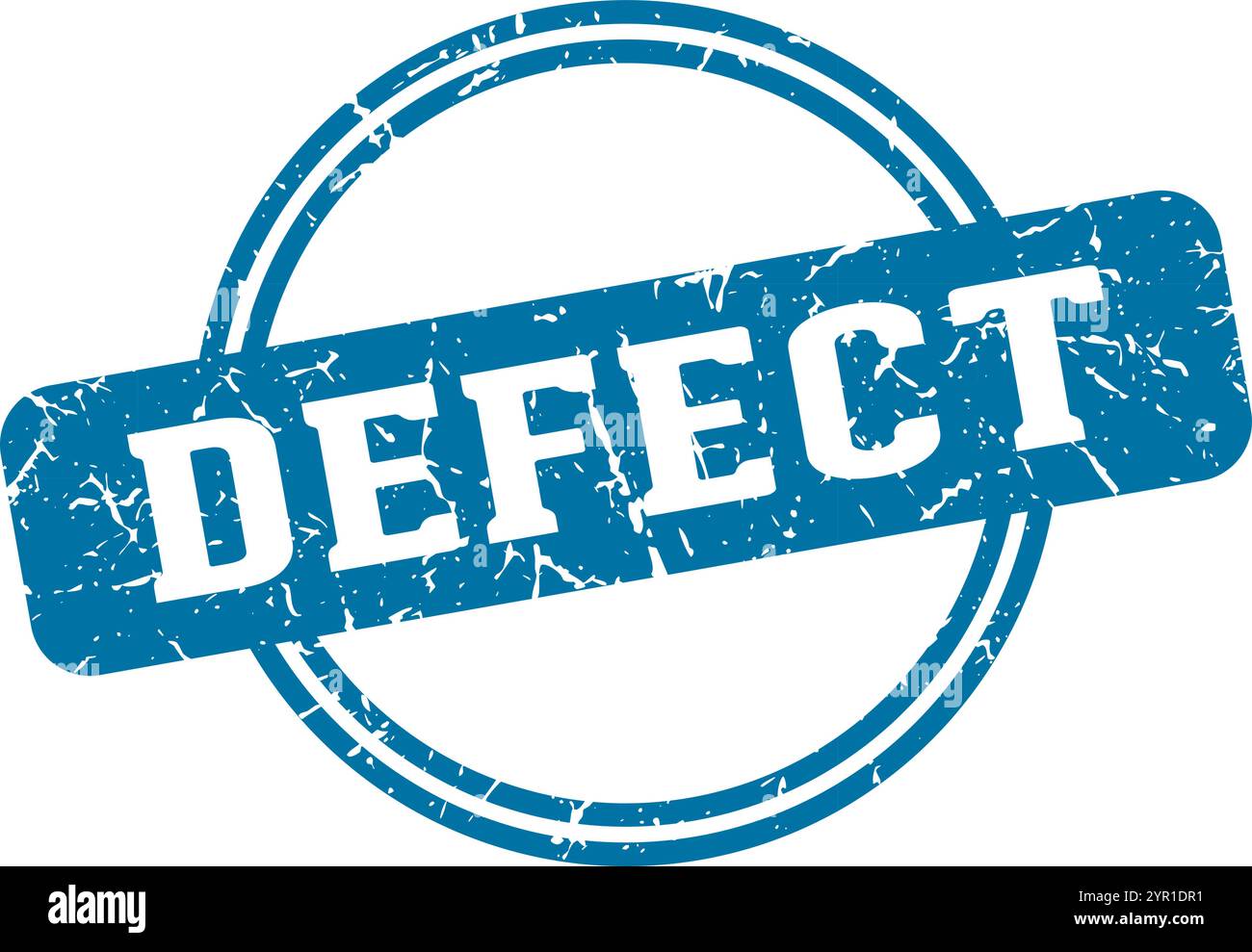 defect round stamp isolated on transparent background. defect stamp ...