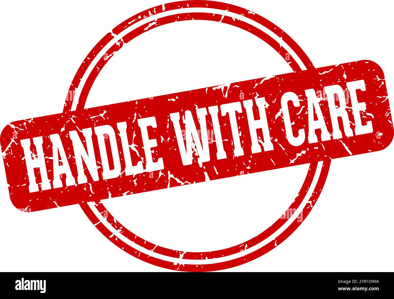 handle with care round stamp isolated on transparent background. handle ...
