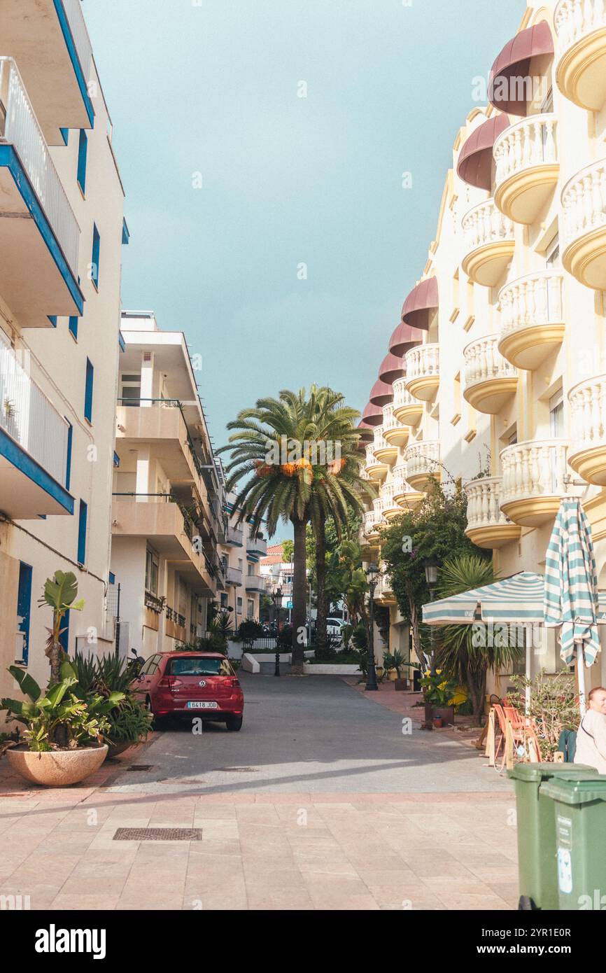 Beautiful sunset sitges spain hi-res stock photography and images - Alamy