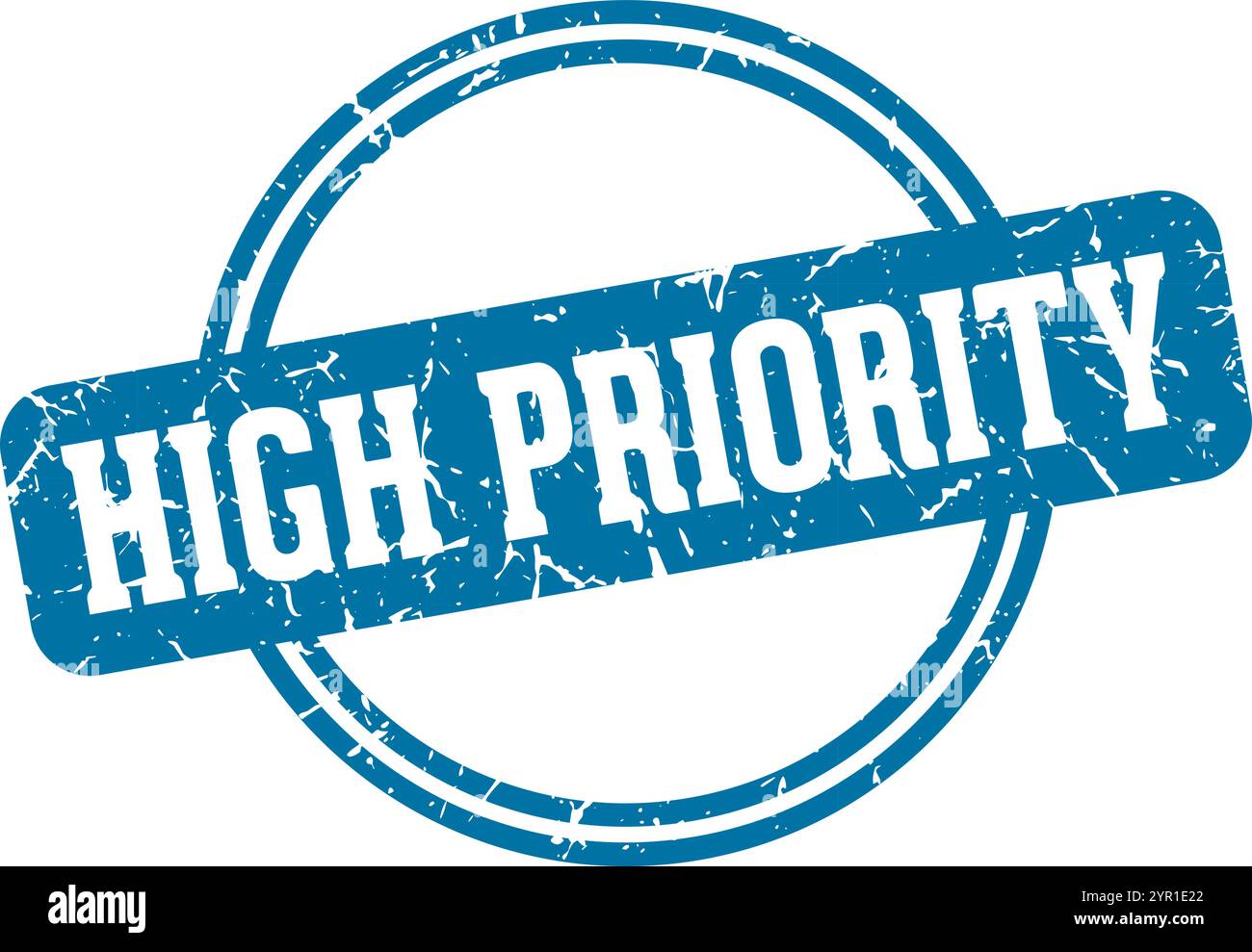 high priority round stamp isolated on transparent background. high ...