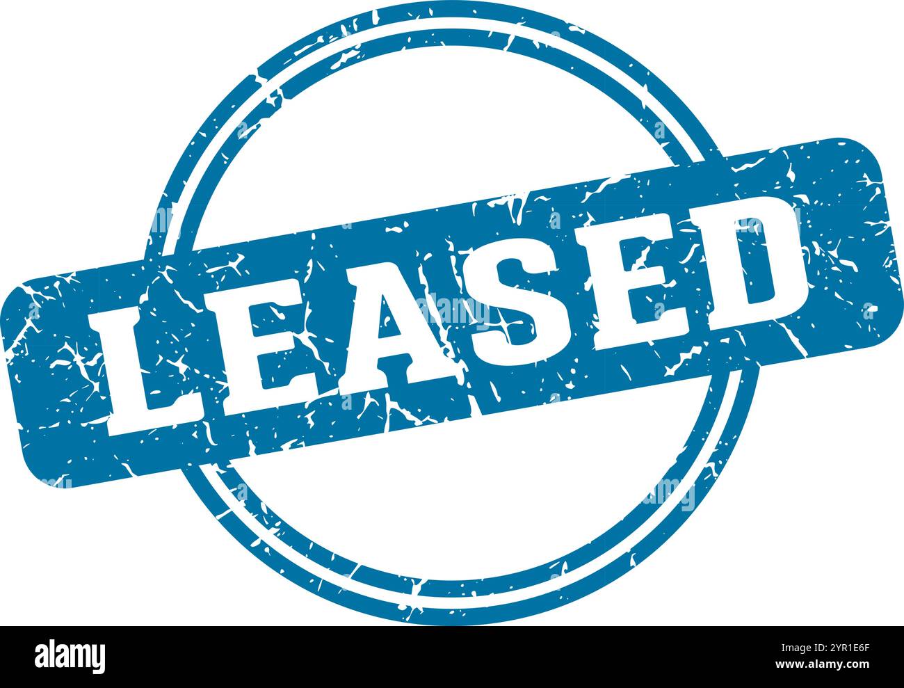 leased round stamp isolated on transparent background. leased stamp ...