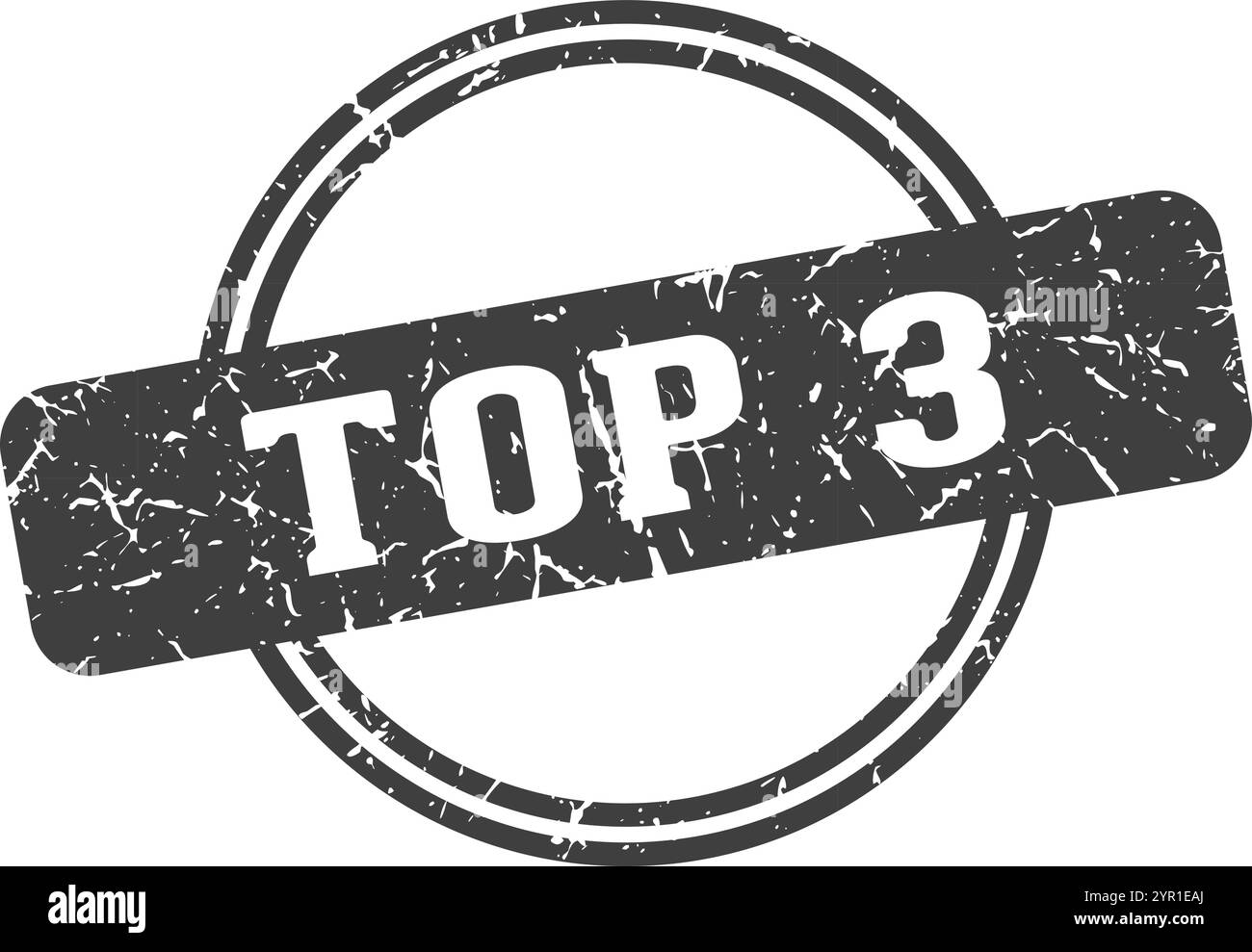top 3 round stamp isolated on transparent background. top 3 stamp Stock ...