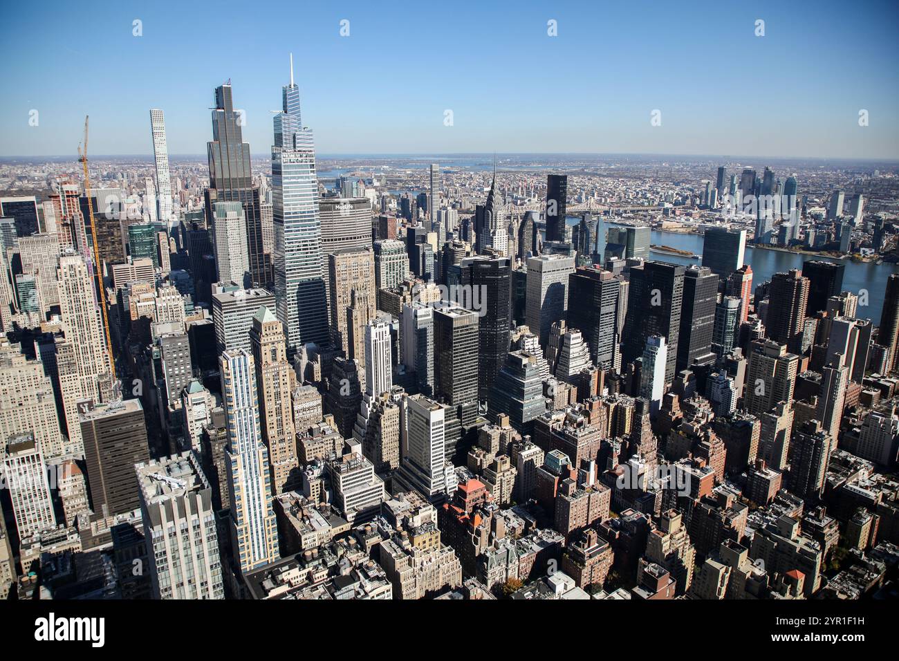 Midtown Manhattan, the 270 Park Avenue, the One Vanderbilt and the ...