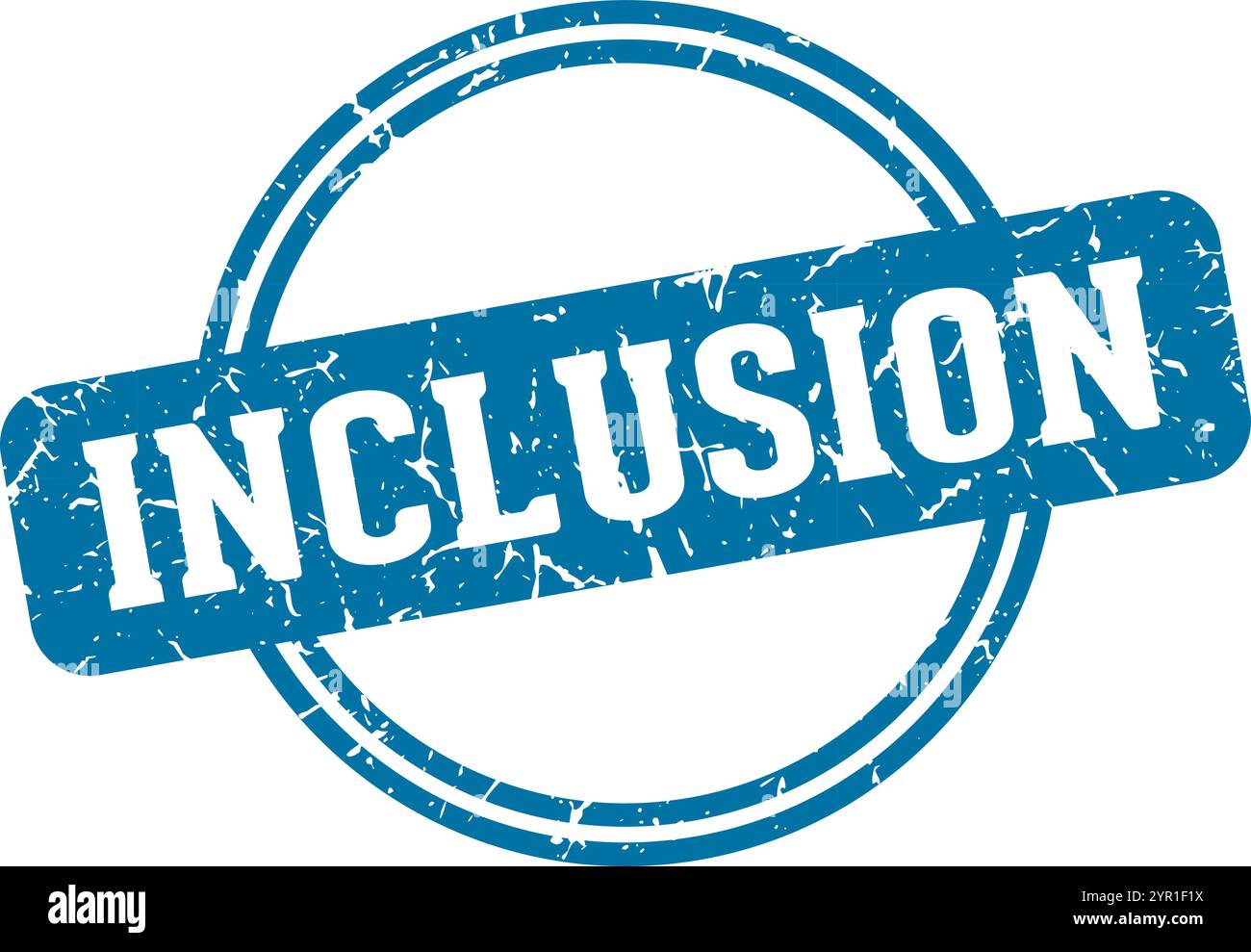 inclusion round stamp isolated on transparent background. inclusion ...