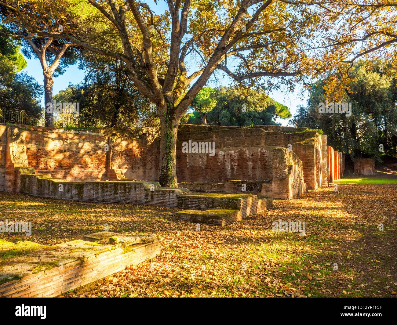 Warehouse ruins - Imperial Harbours of Claudius and Trajan - Fiumicino ...