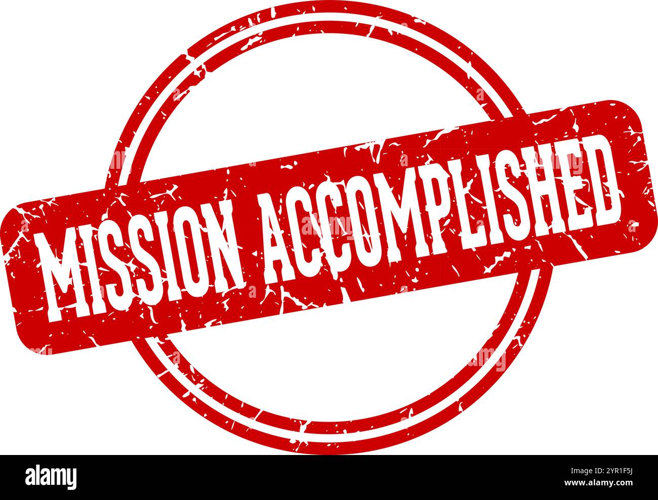 mission accomplished round stamp isolated on transparent background ...