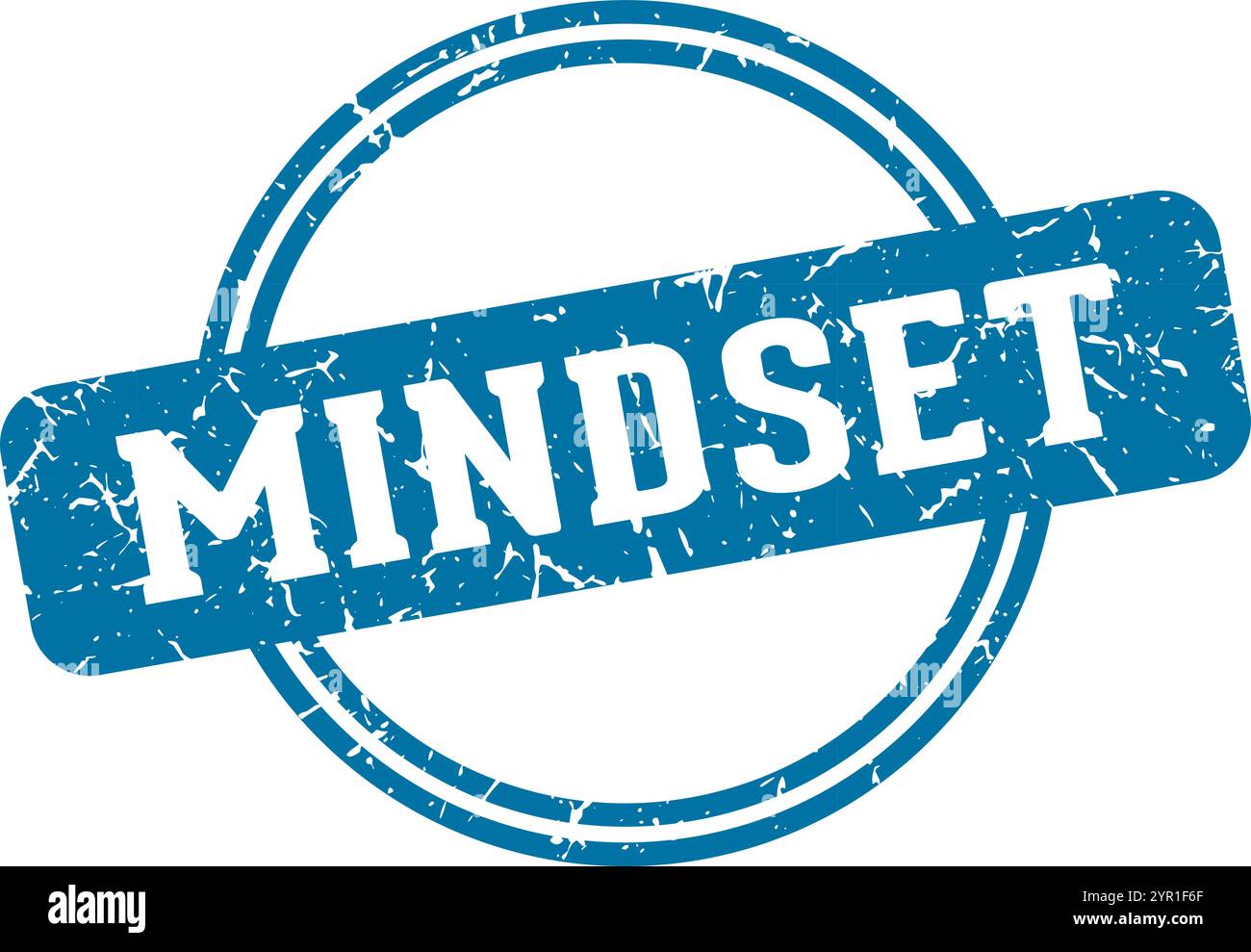 mindset round stamp isolated on transparent background. mindset stamp ...