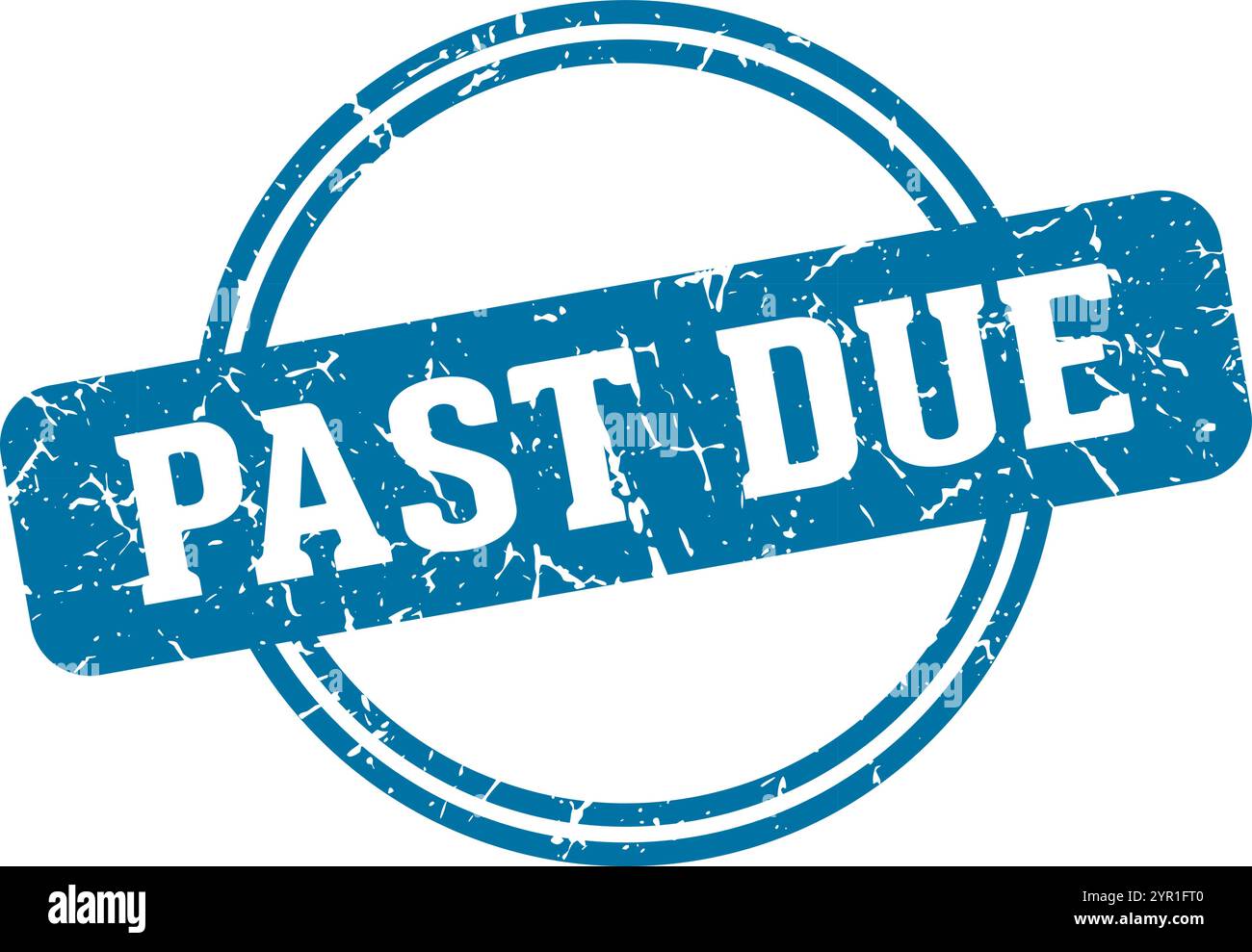 past due round stamp isolated on transparent background. past due stamp ...
