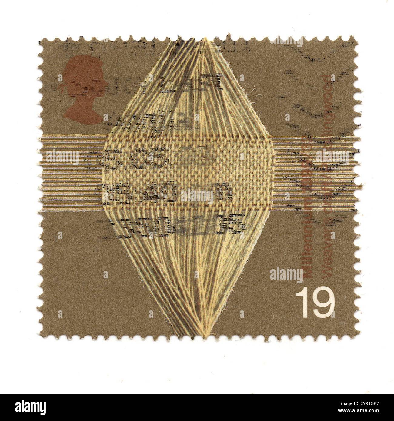 A vintage postage stamp from Great Britain featuring The Millennium ...