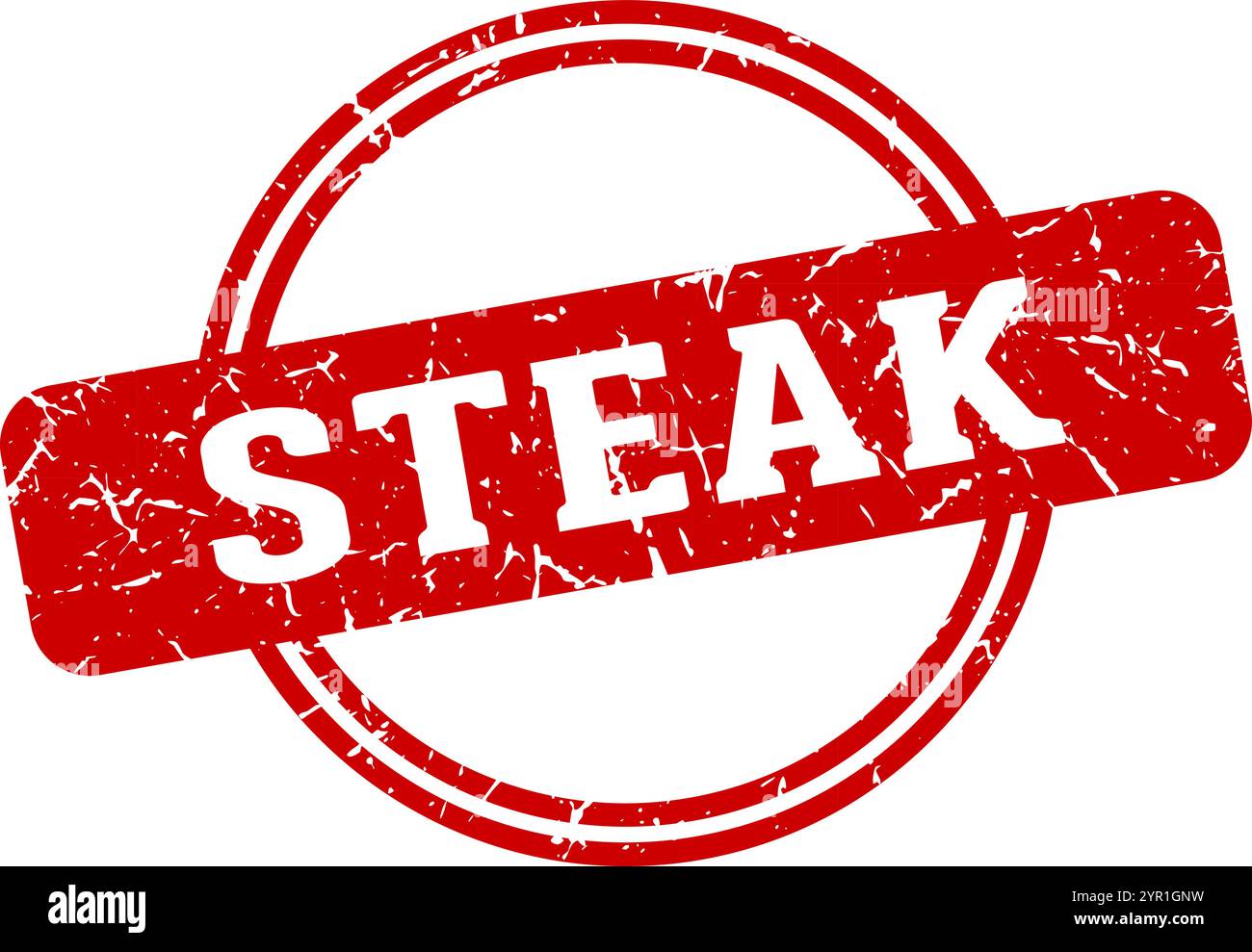 steak round stamp isolated on transparent background. steak stamp Stock ...