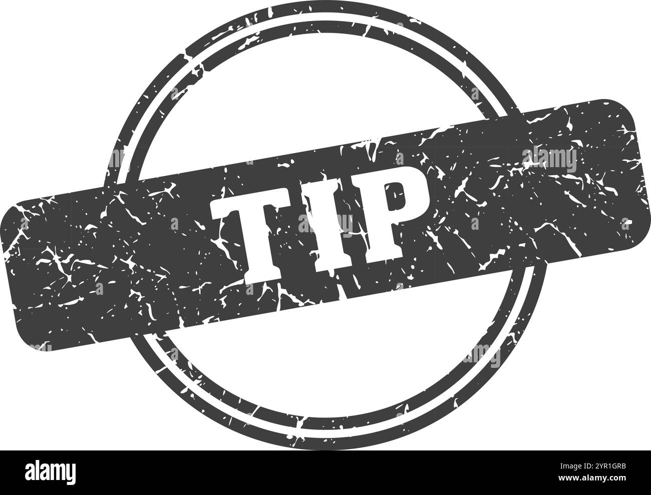 tip round stamp isolated on transparent background. tip stamp Stock ...