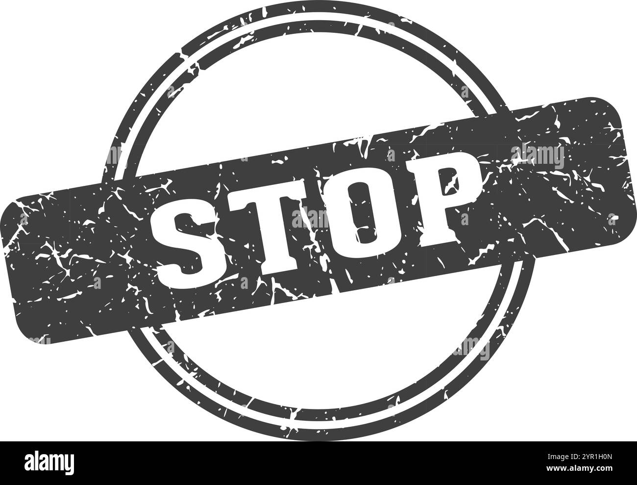 stop round stamp isolated on transparent background. stop stamp Stock ...