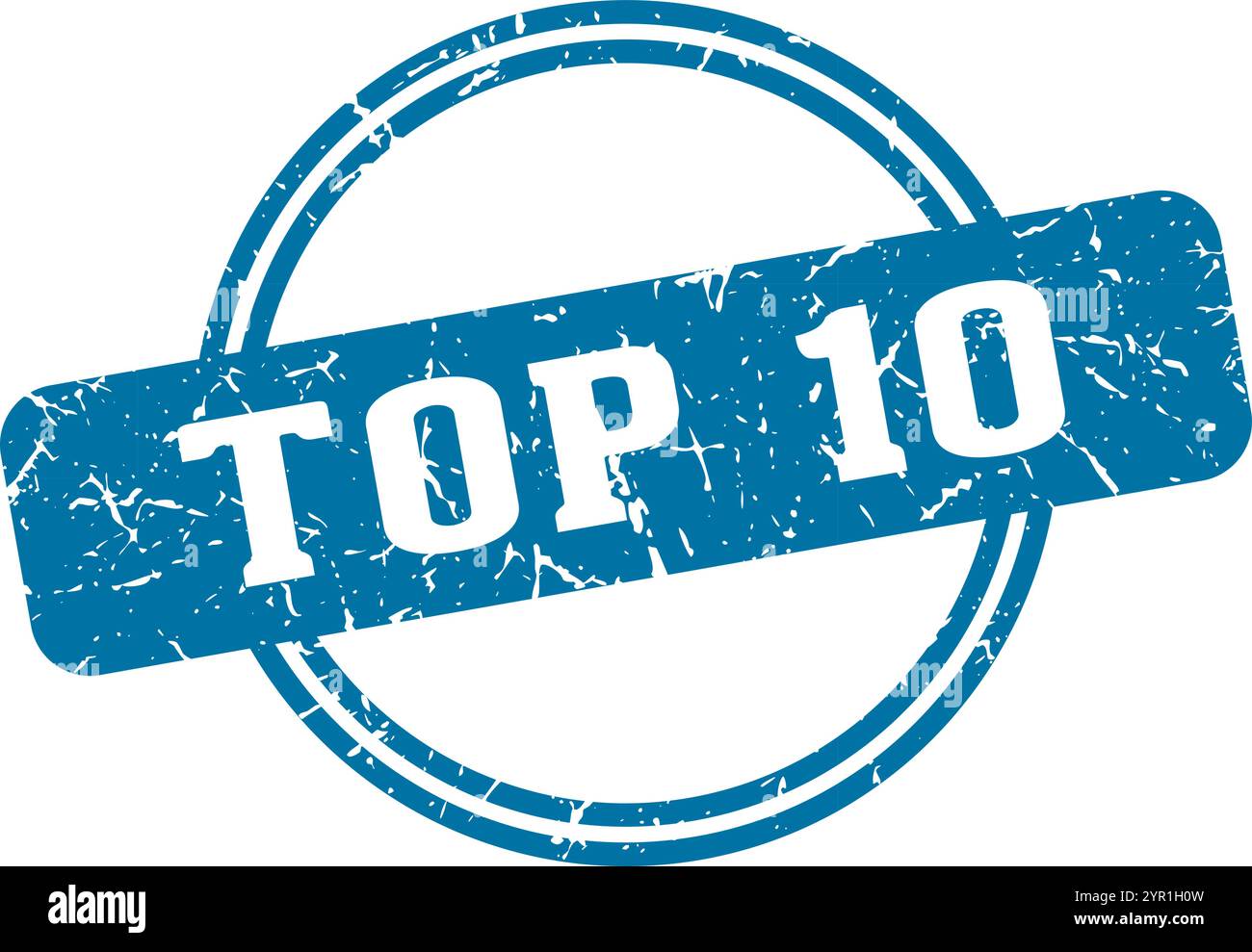 top 10 round stamp isolated on transparent background. top 10 stamp ...