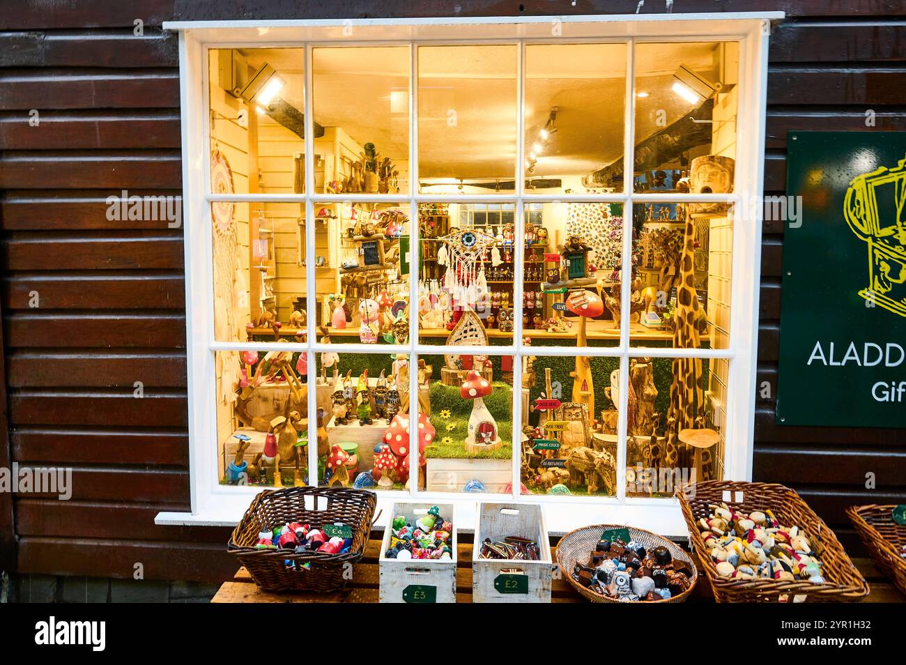 Window of Christmas time Aladdins Cave in Keswick,UK Stock Photo - Alamy