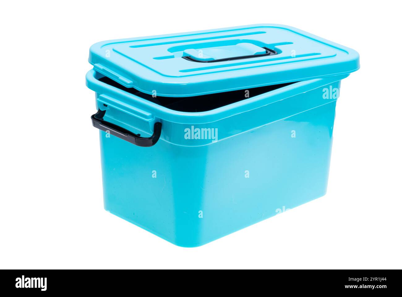 Picnic box isolated on white background Stock Photo - Alamy