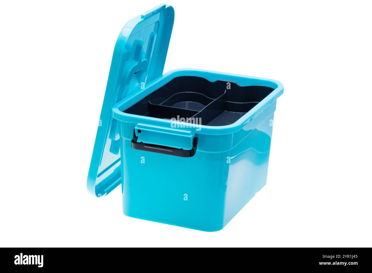 Picnic box isolated on white background Stock Photo - Alamy