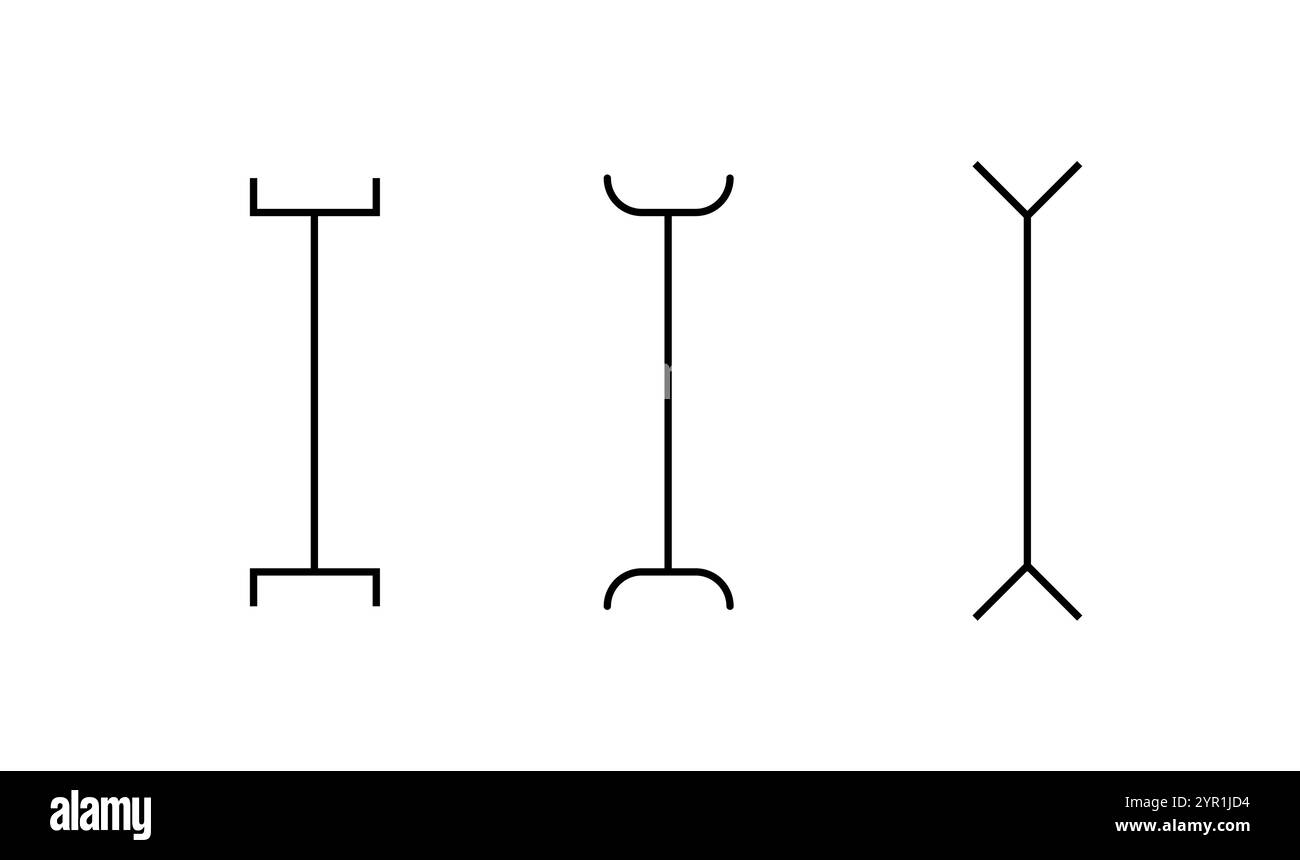 Pictogram for editing and formatting with simple strokes Stock Vector ...