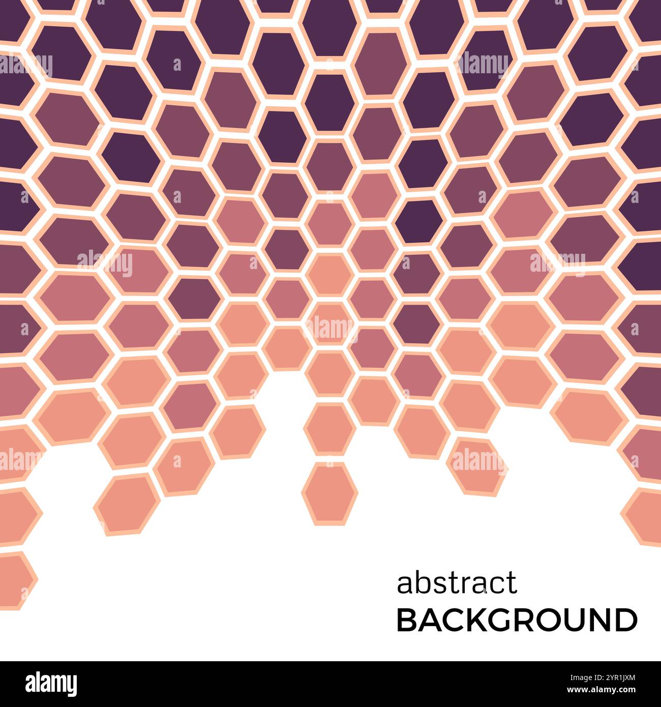 Abstract background with color hexagons elements. Vector illustration ...