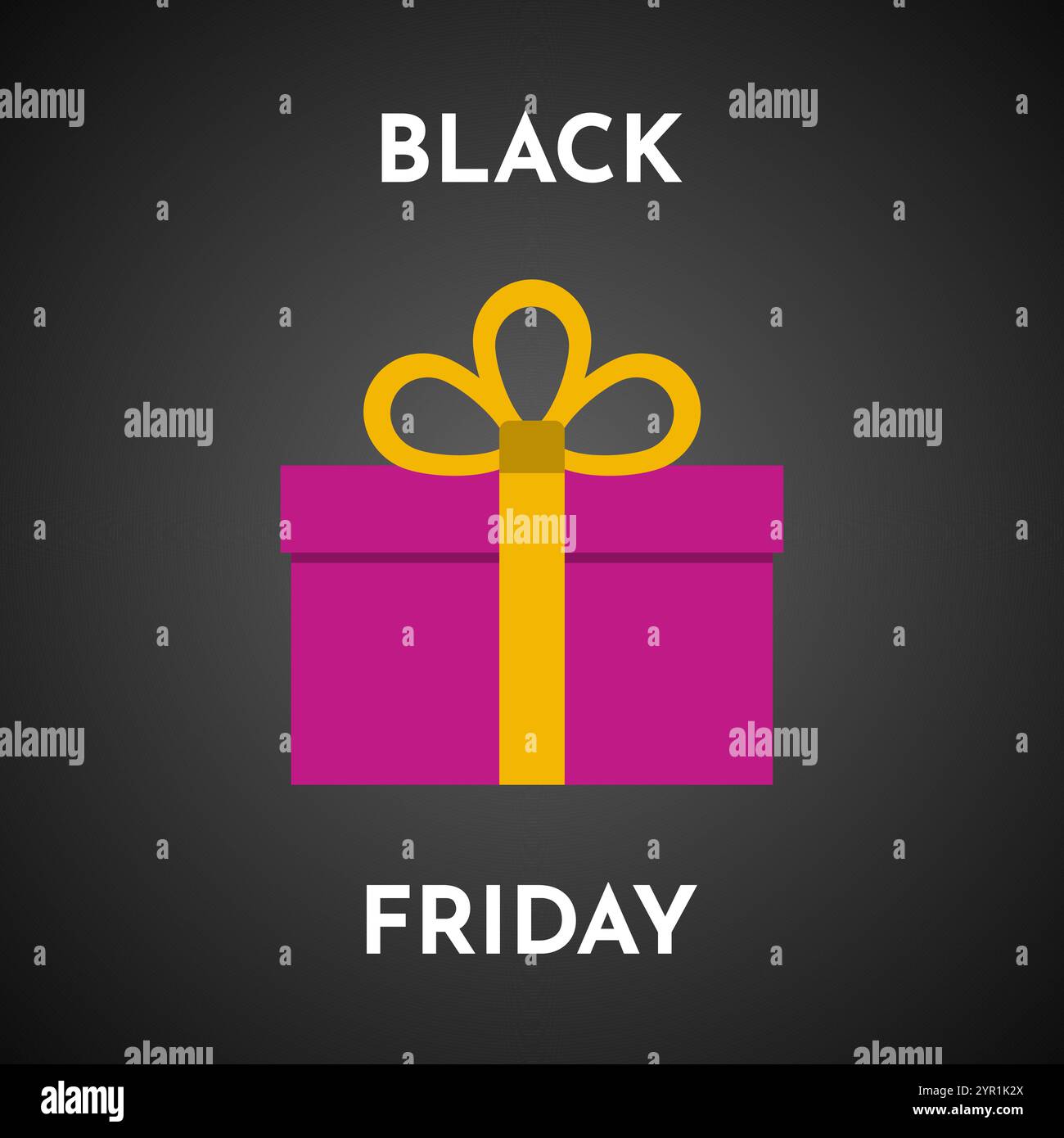Black friday sale background with gift box. Brochure or banner template ...