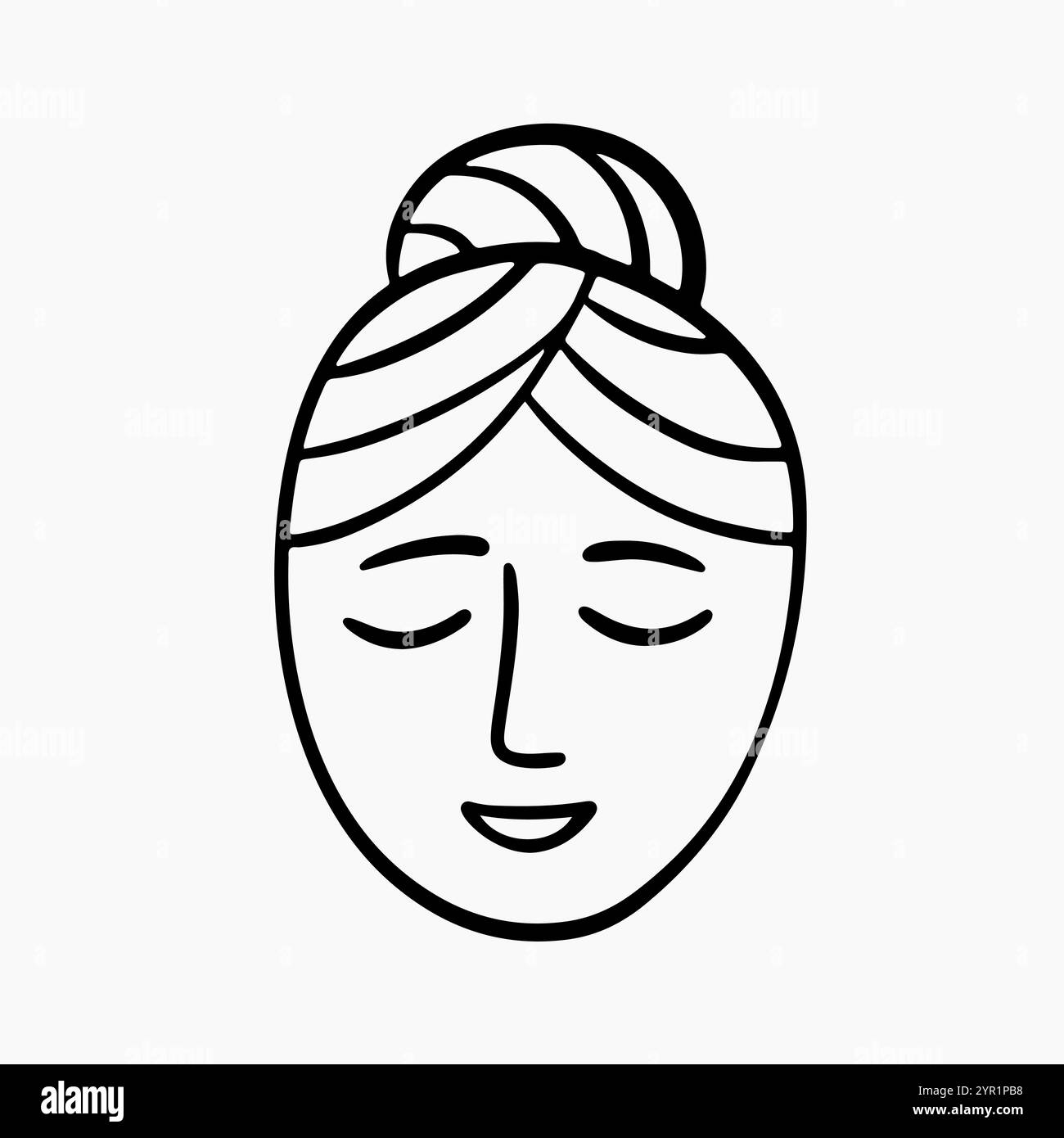 Abstract one line drawing woman face portrait logo Stock Vector Image ... Abstract one line drawing woman face portrait logo Stock Vector Image ...