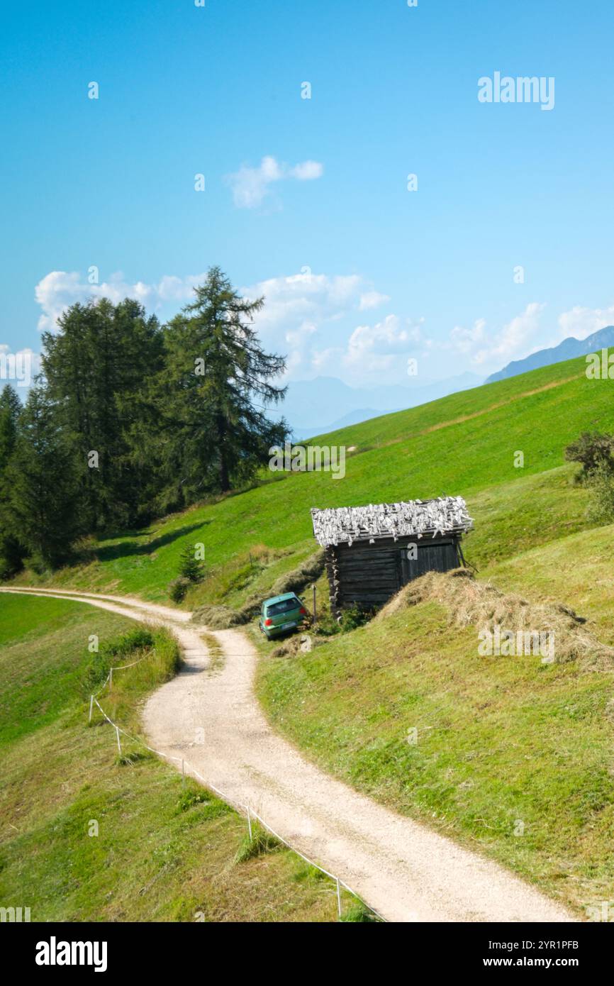 Steep road leading small hi-res stock photography and images - Alamy