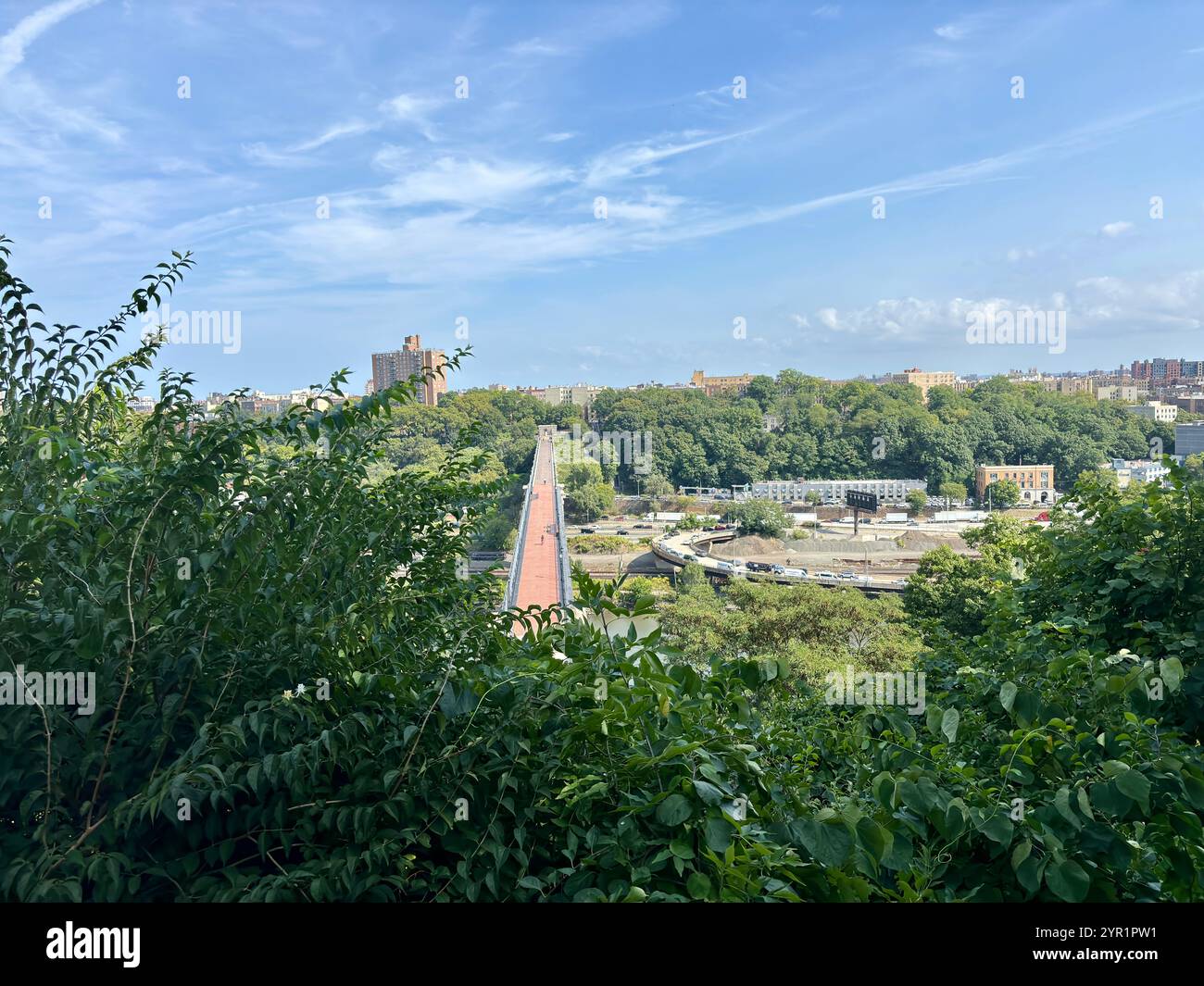 Scenic view of bridge from Highbridge Park in New York City Stock Photo ...