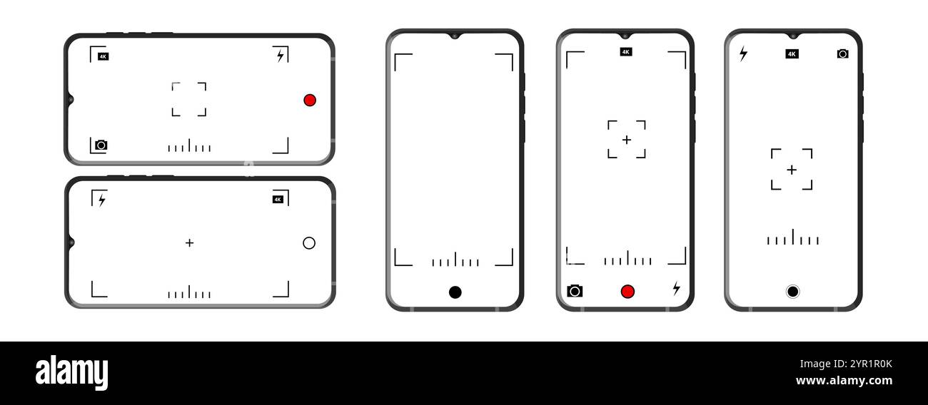 Viewfinder interface Cut Out Stock Images & Pictures - Alamy