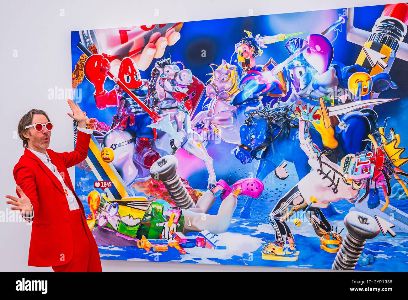 London, UK. 2 Dec 2024. Saatchi Gallery presents The Battle for ...