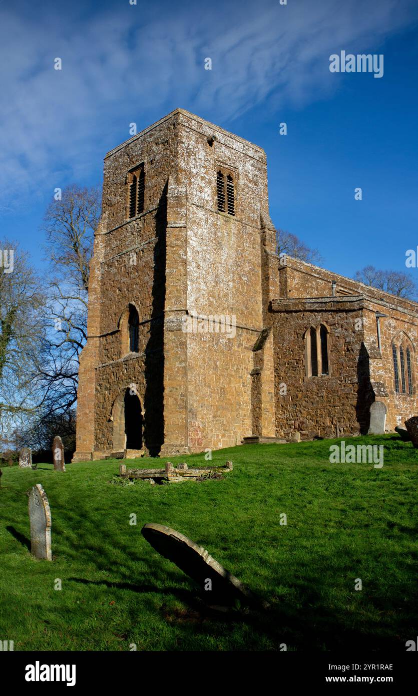 All Saints Church, Burton Dassett, Warwickshire, England, UK Stock ...