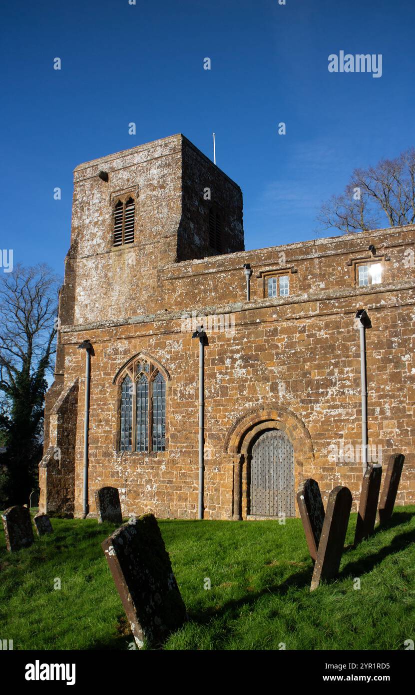 All Saints Church, Burton Dassett, Warwickshire, England, UK Stock ...